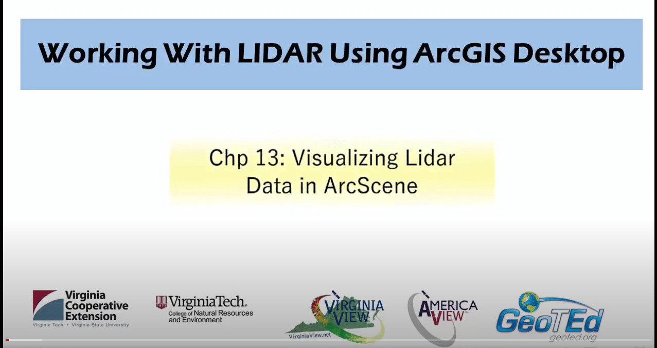 Ch 13: Visualizing LiDAR Data in ArcScene – National Center for ... Ch 13: Visualizing LiDAR Data in ArcScene – National Center for ...
